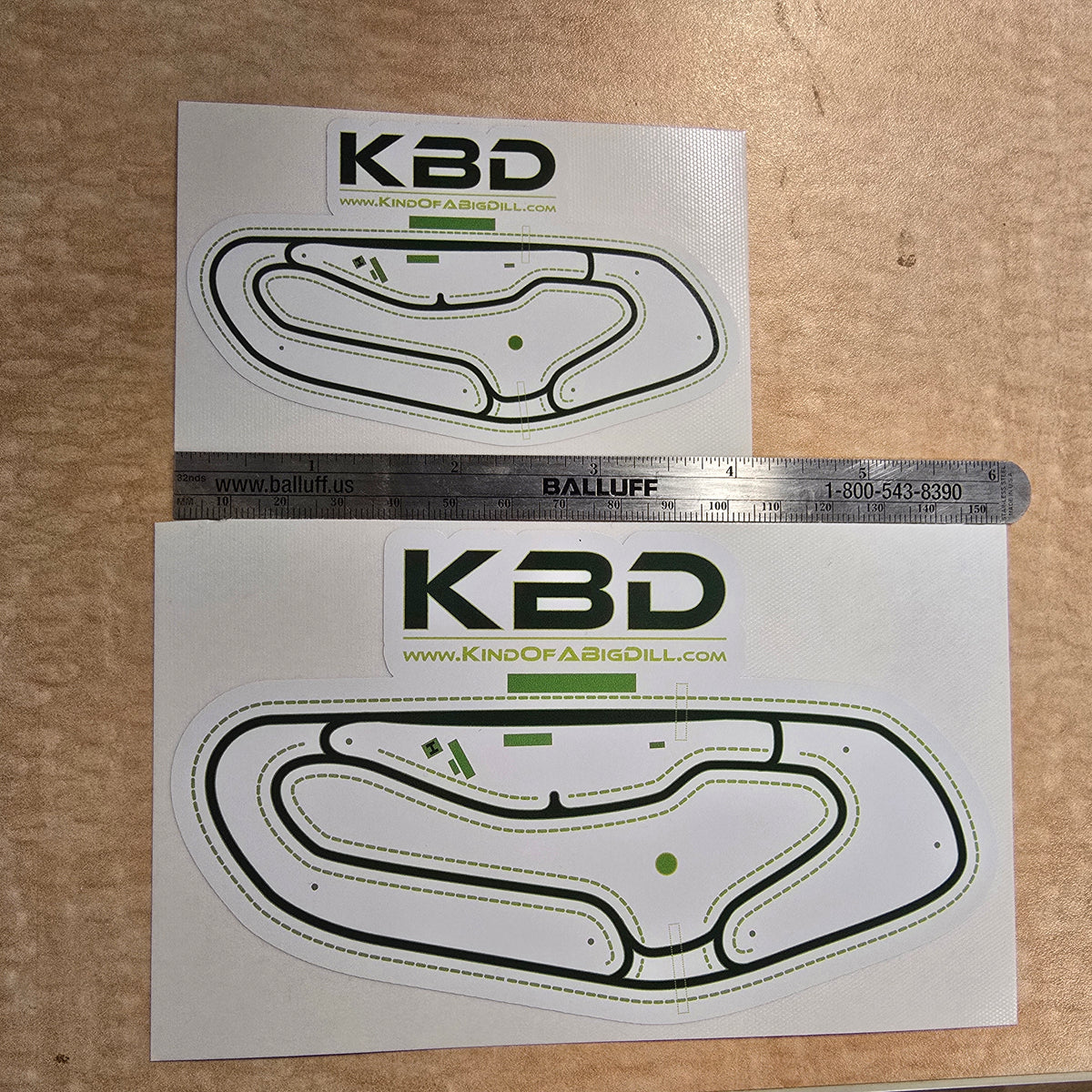 "KBD & Logo 1" Sticker – Kind of a Big Dill